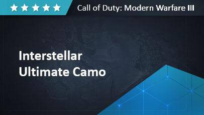 CoD Interstellar Camo Boost - Buy Interstellar Camo in MW3 | Dving